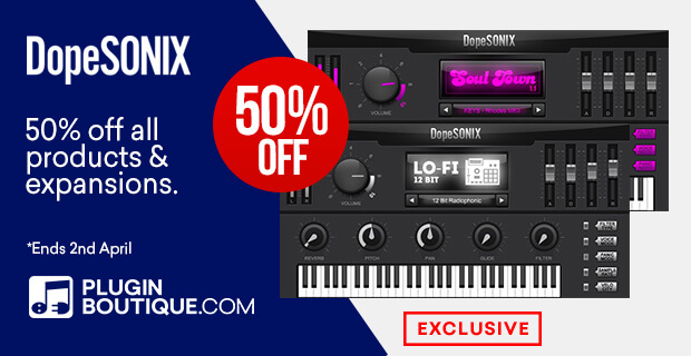 [DTMニュース]DopeSONIXが50%offのセールを開催中！