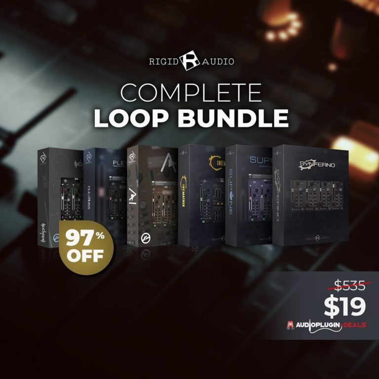 Rigid Audio Complete Loop Bundle | 6種のライブラリバンドルが97%off