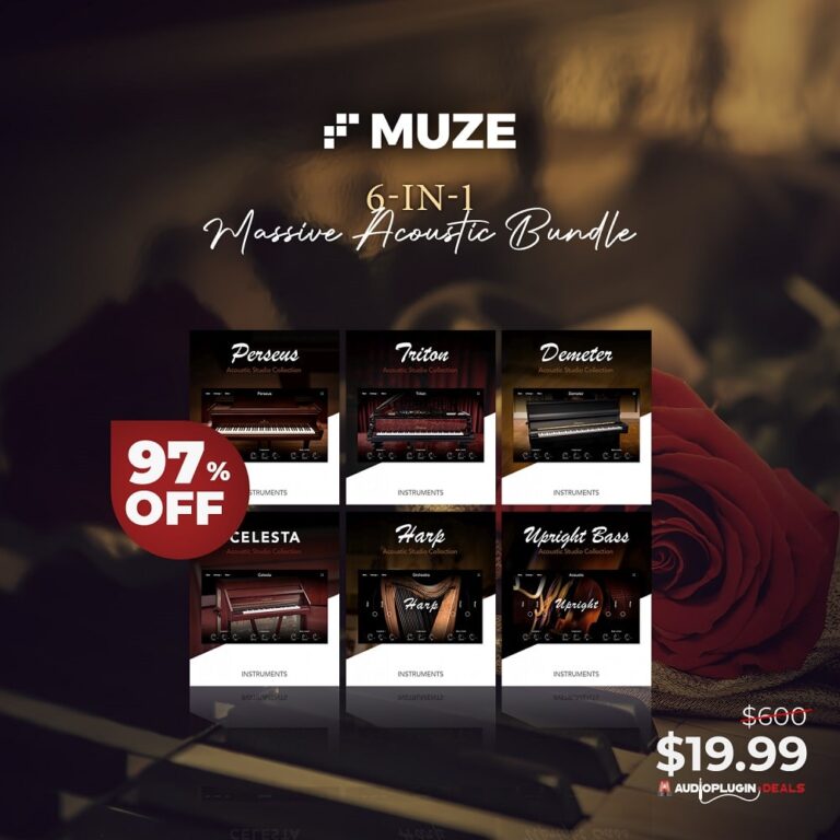 Muze Massive Acoustic Bundle | パワフルで本格的なアコースティックサウンドが97%オフ