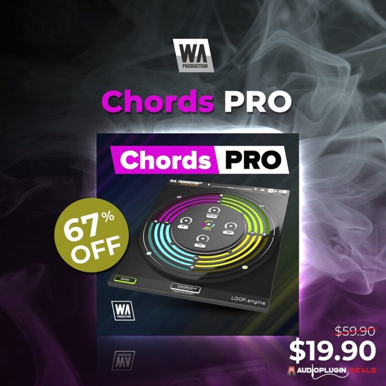 WA Production Chords Pro | コード進行をデザインするための新鮮なインスピレーションが67%オフ