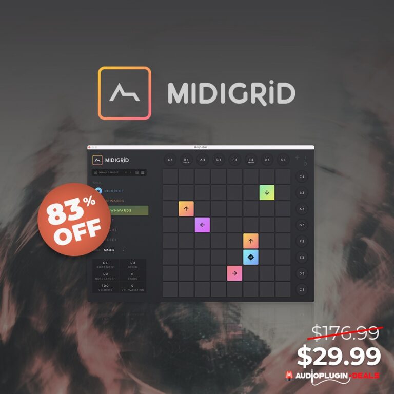 ADSR MIDIGRiD + 8 Preset Packs Bundle | MIDIシーケンサーが83%オフ